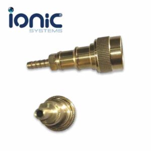 Brass Hose Connector For 5x8mm PU Hose : Blue Tongue Industries
